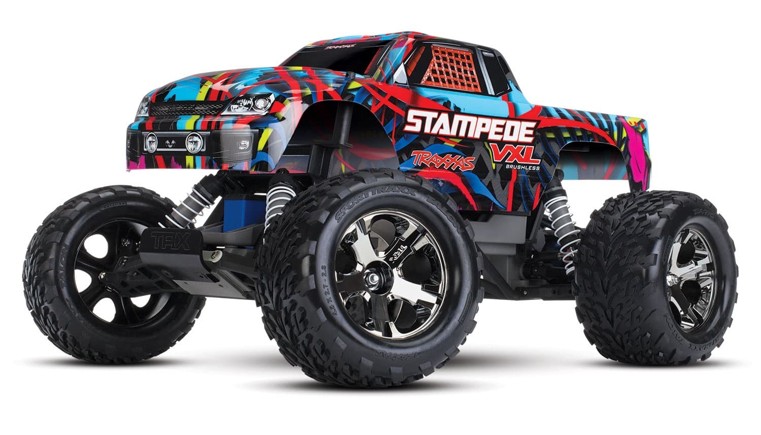 Buy 36076-3 COURTNEY FORCE - Traxxas Stampede VXL 1/10 RTR 2WD Monster ...