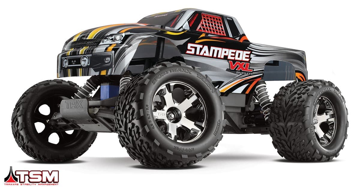Buy 36076-3 SILVER - Traxxas Stampede VXL 1/10 RTR 2WD Monster Truck ...