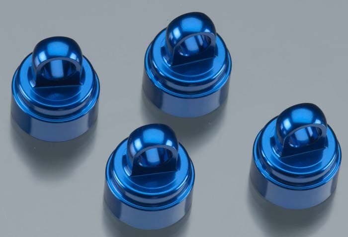 Buy TRA3767A - Traxxas Aluminum Shock Caps Anodized Blue (4) at a price ...