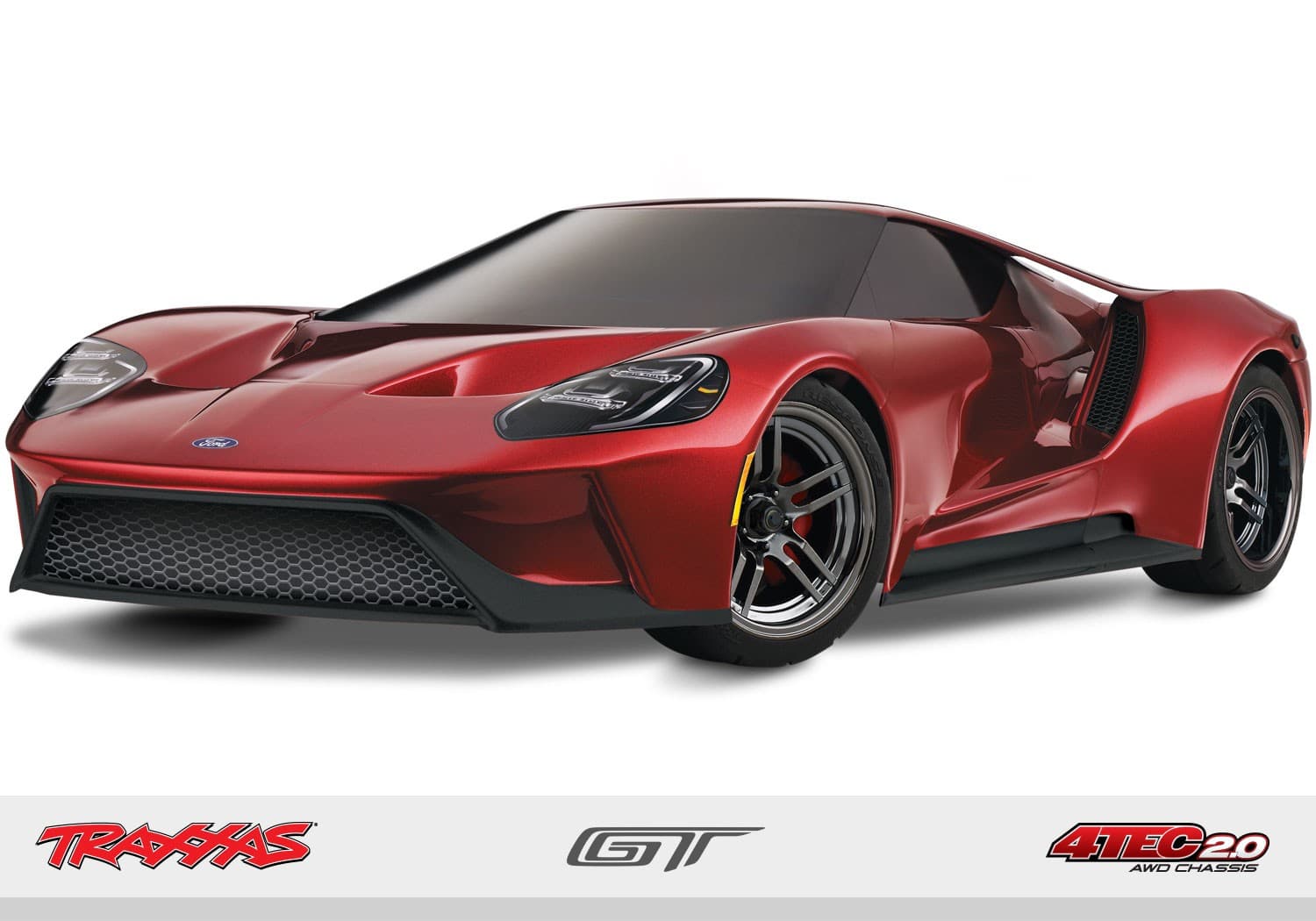 Buy TRA83056-4RED - 4-Tec 2.0 1/10 RTR Touring Car w/Ford GT Body (Red ...