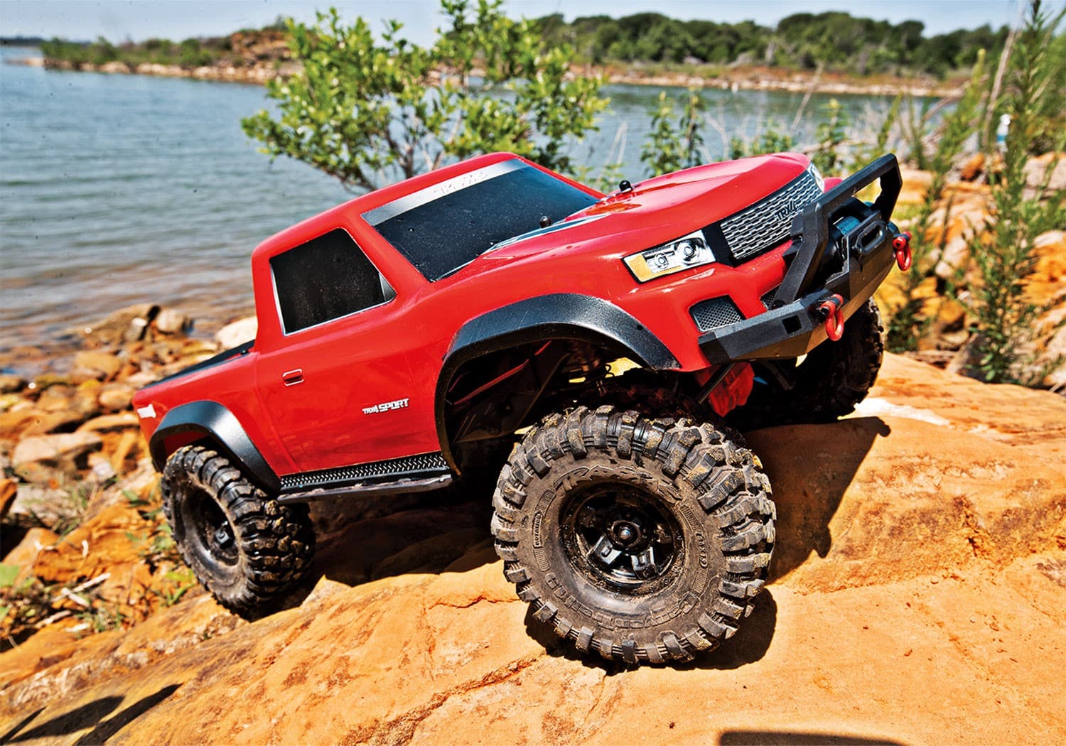 Buy TRA82024-4RED - Traxxas TRX-4 Sport RTR 1/10 Scale Trail Rock ...