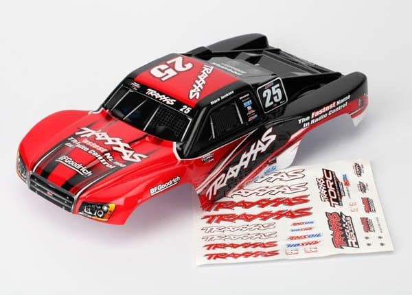 Buy TRA7084R - Traxxas BODY 1/16 SLASH RED MARK at a price of $39.99 in ...